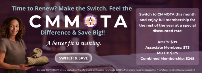 CMMOTA.com – Canadian Massage & Manual Osteopathic Therapists Association