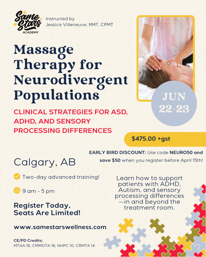 Massage Therapy Approaches for Neurodivergent Populations: Clinical ...